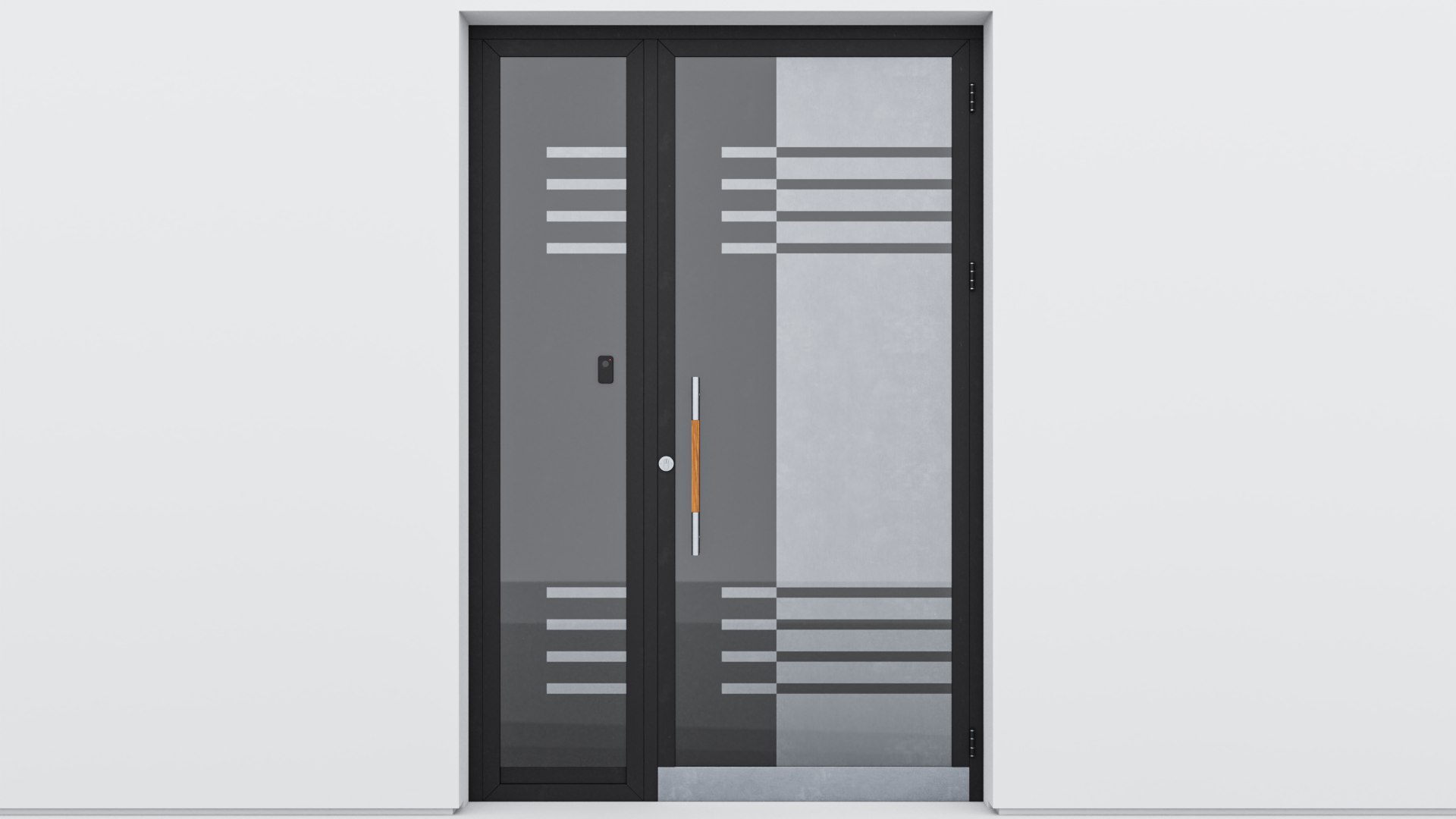 3D Aluminium Door 86 - TurboSquid 2020139