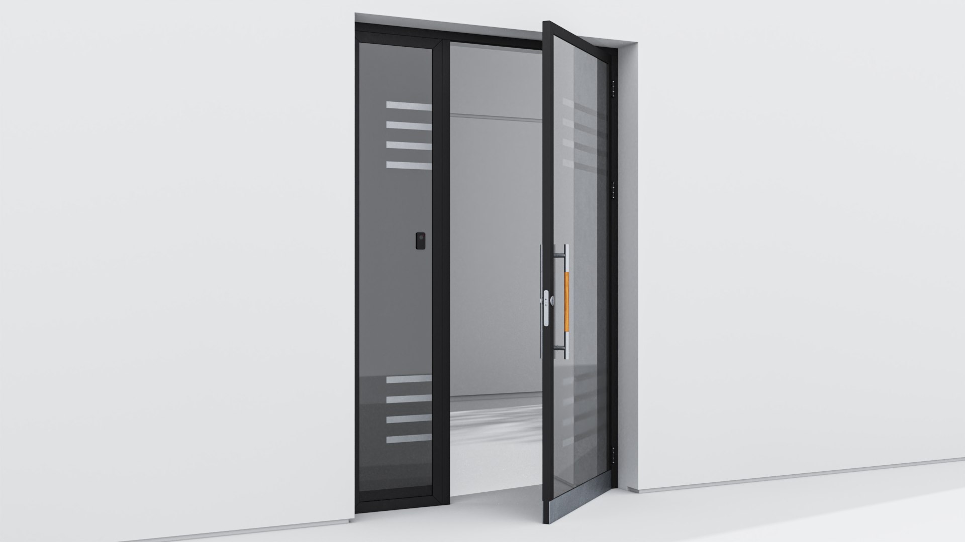 3D Aluminium Door 86 - TurboSquid 2020139