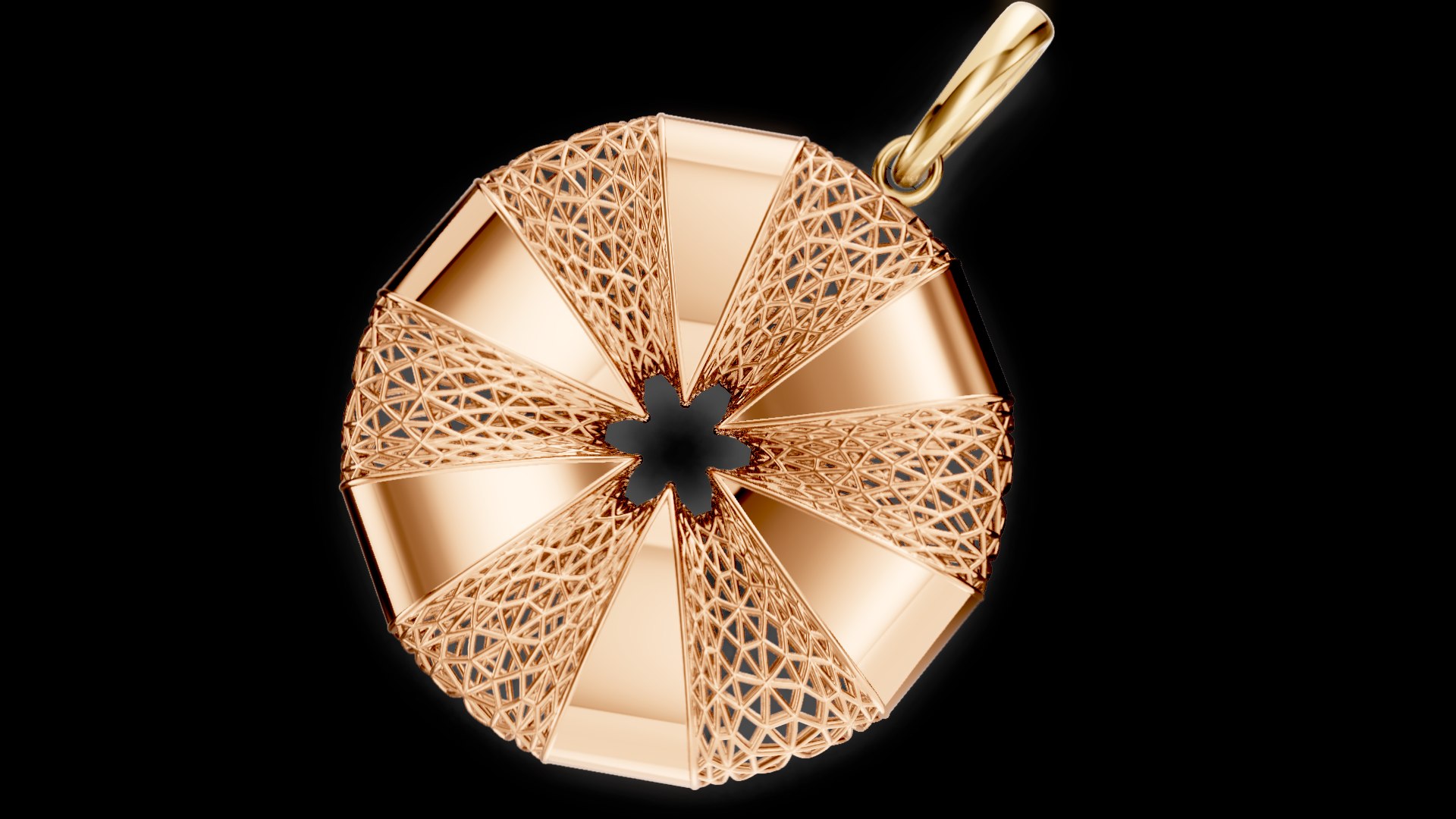 3D Flower Jali Pendant - TurboSquid 2375513