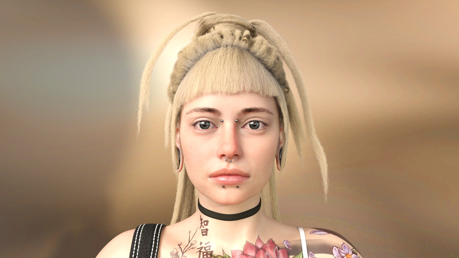 Dreadhead Female 3D Model - TurboSquid 1912279