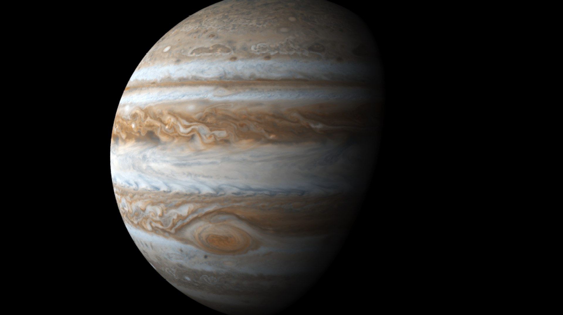 3d Rendered Jupiter