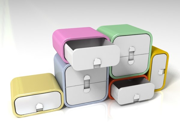 Portable locker design 3D model - TurboSquid 1383855