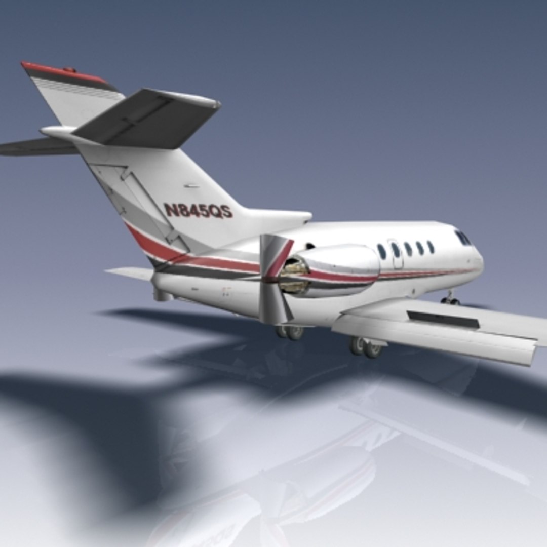 3d Model Of Hawker 800xp