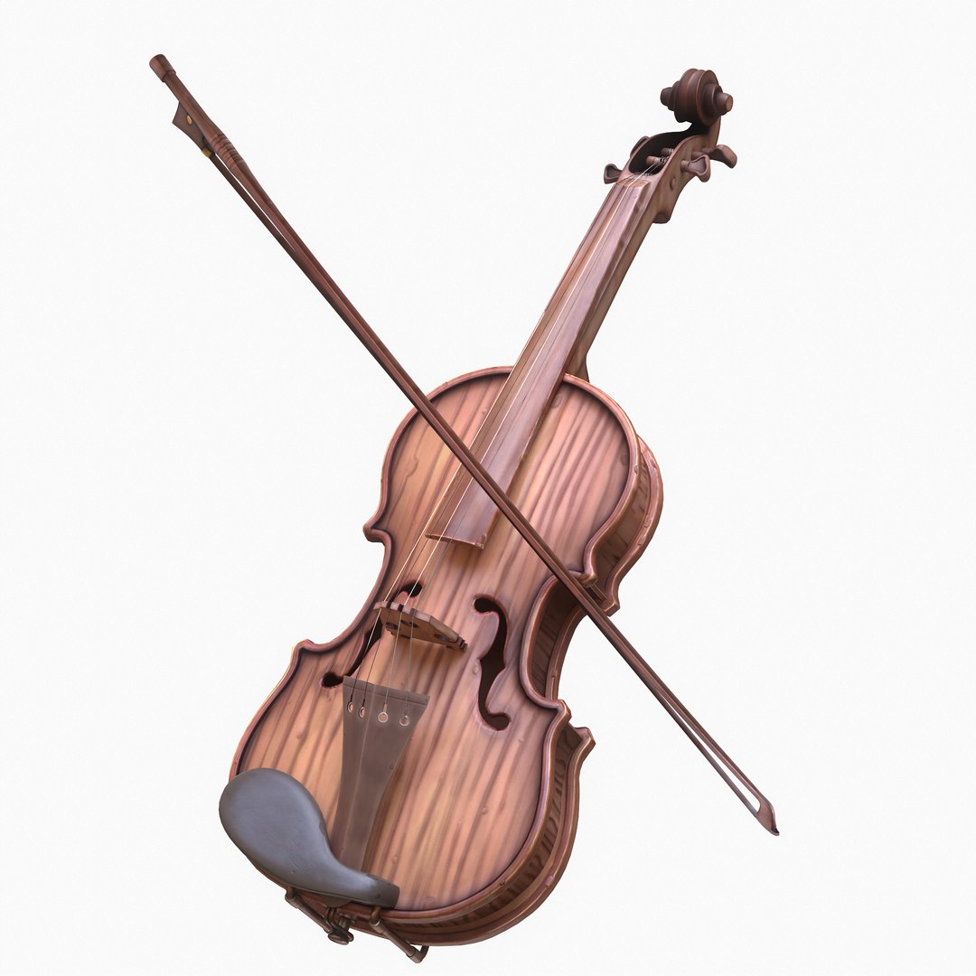 Stylized Wood Violin Model - TurboSquid 1726862