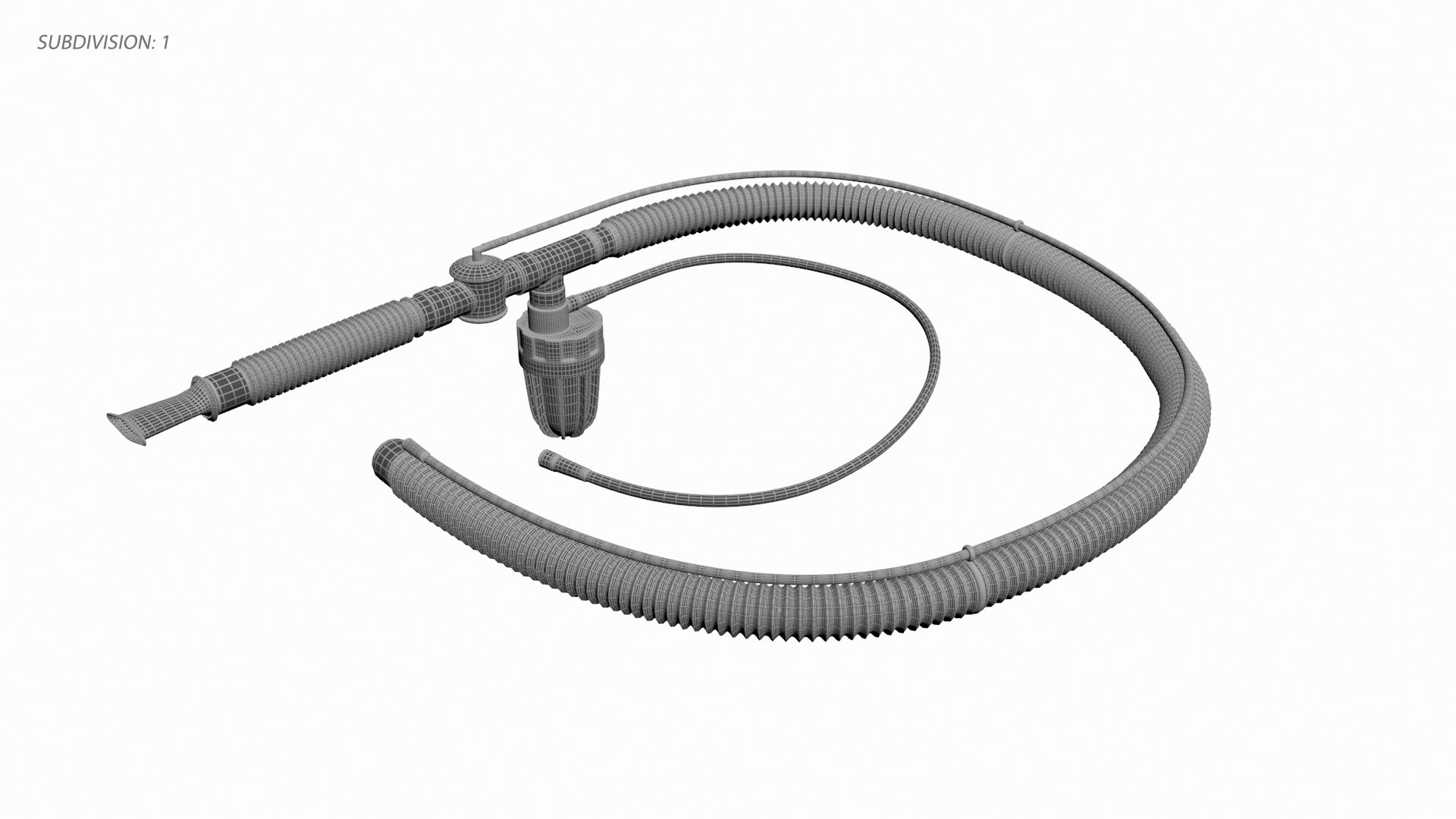 3D Universal IPPB Circuit With Nebulizer - TurboSquid 2287484