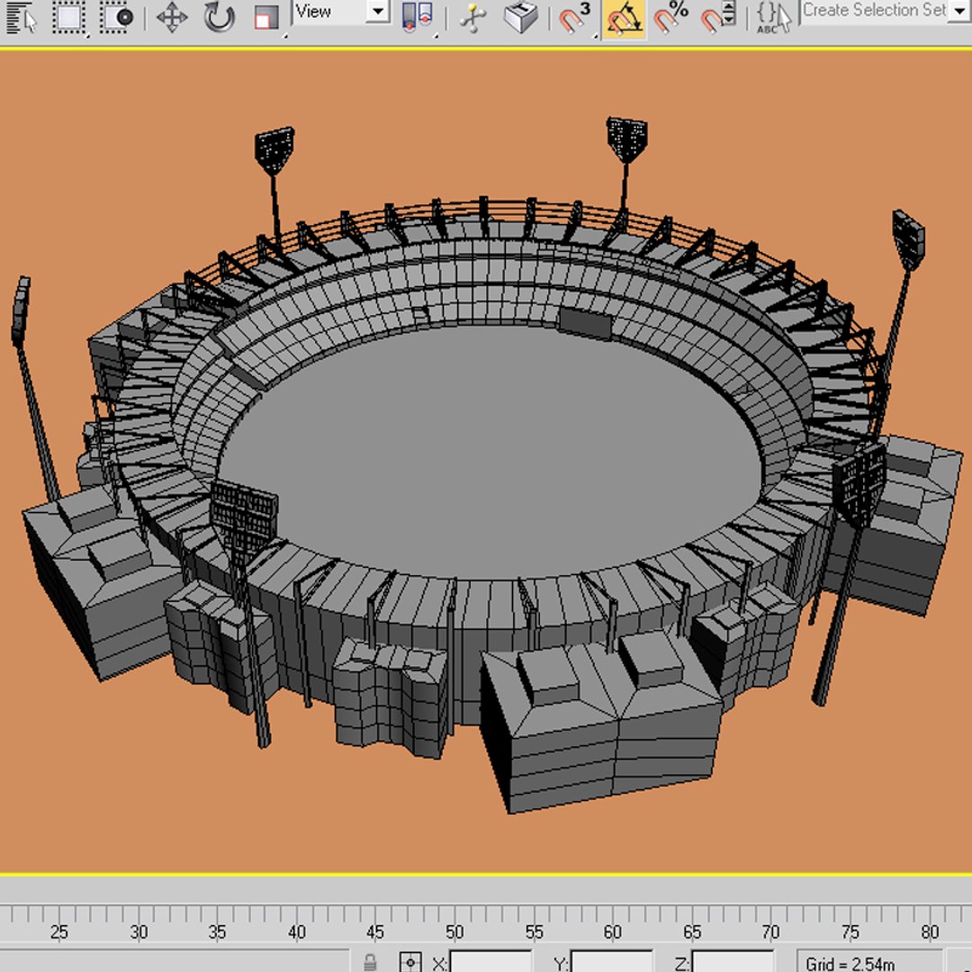 3D Cricket Stadium MCG - TurboSquid 2003601
