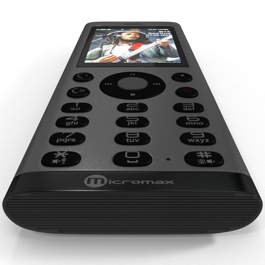 3d model micromax m2 gray