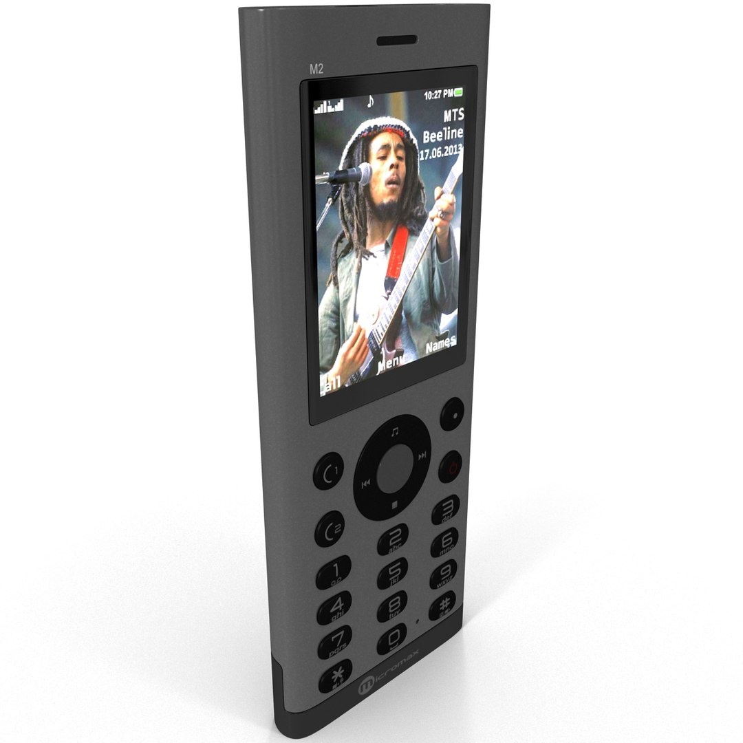3d model micromax m2 gray