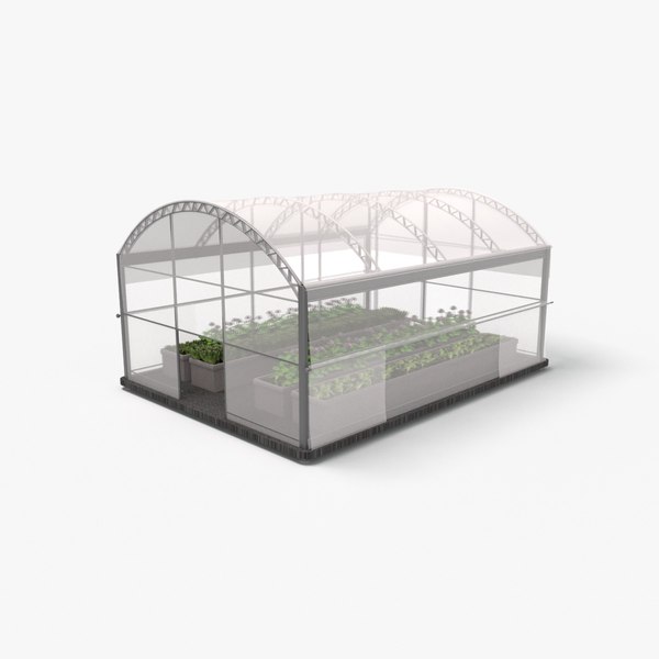 3D Greenhouse model - TurboSquid 2034603