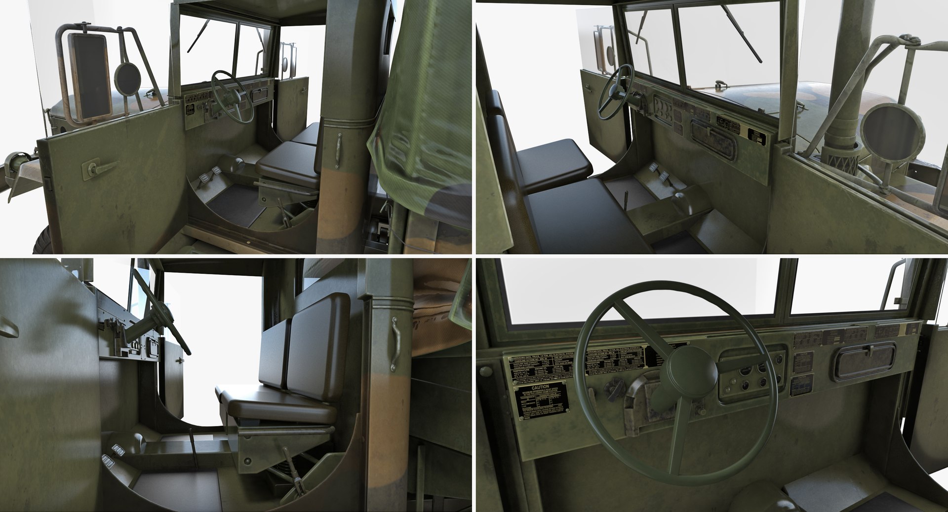 Military Truck M35a2 Field 3D Model - TurboSquid 1243732