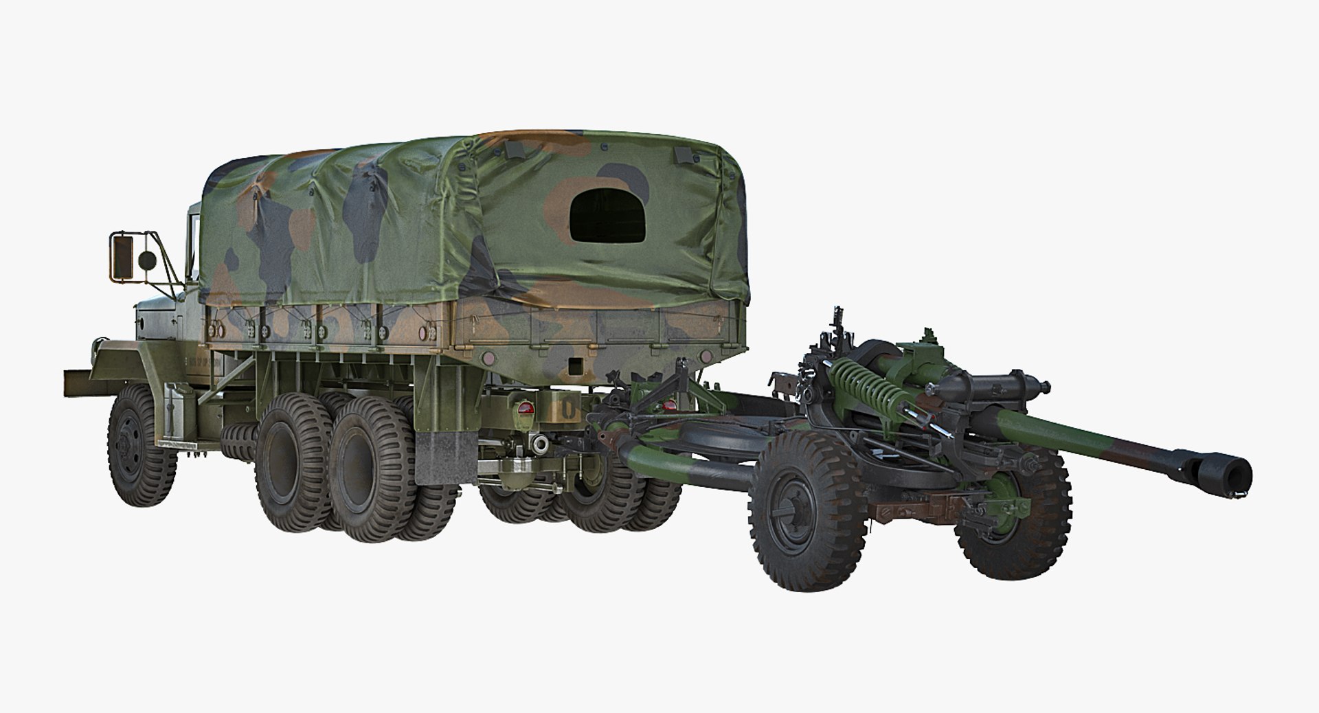 Military Truck M35a2 Field 3D Model - TurboSquid 1243732
