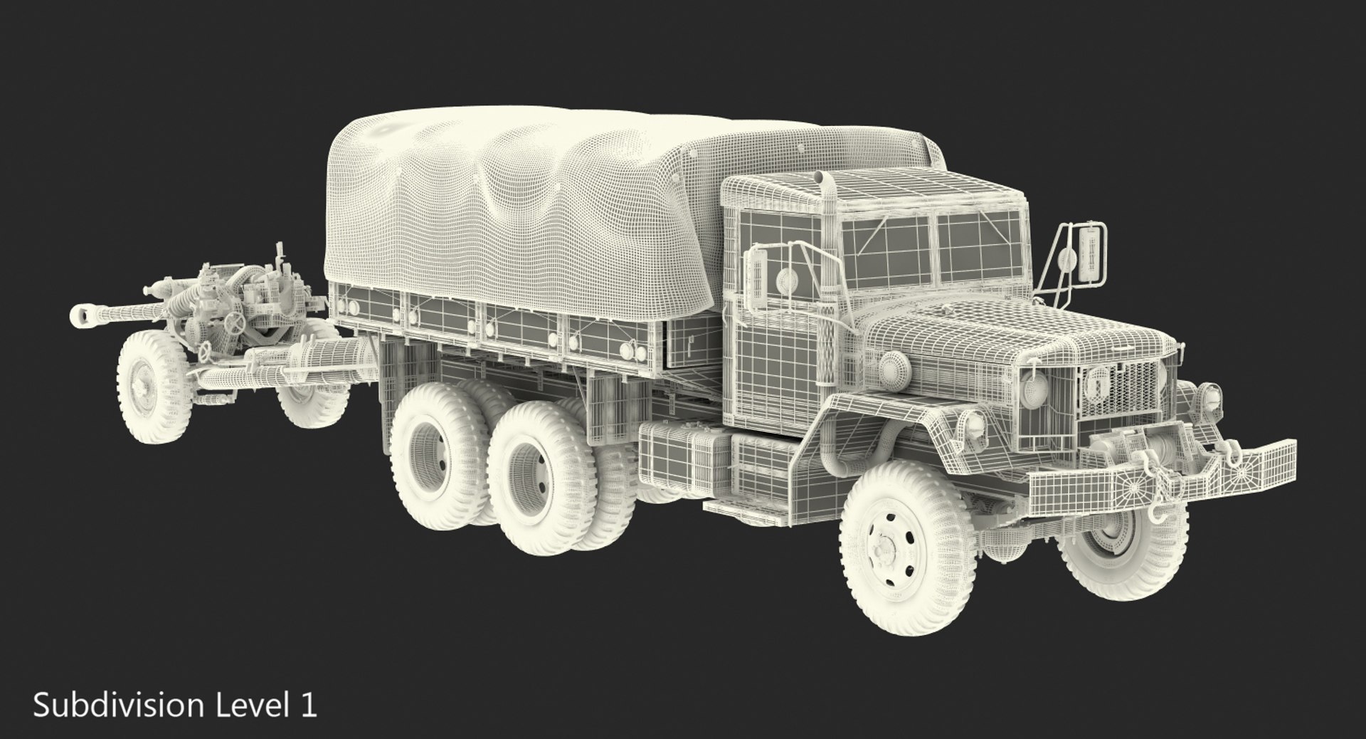 Military Truck M35a2 Field 3D Model - TurboSquid 1243732