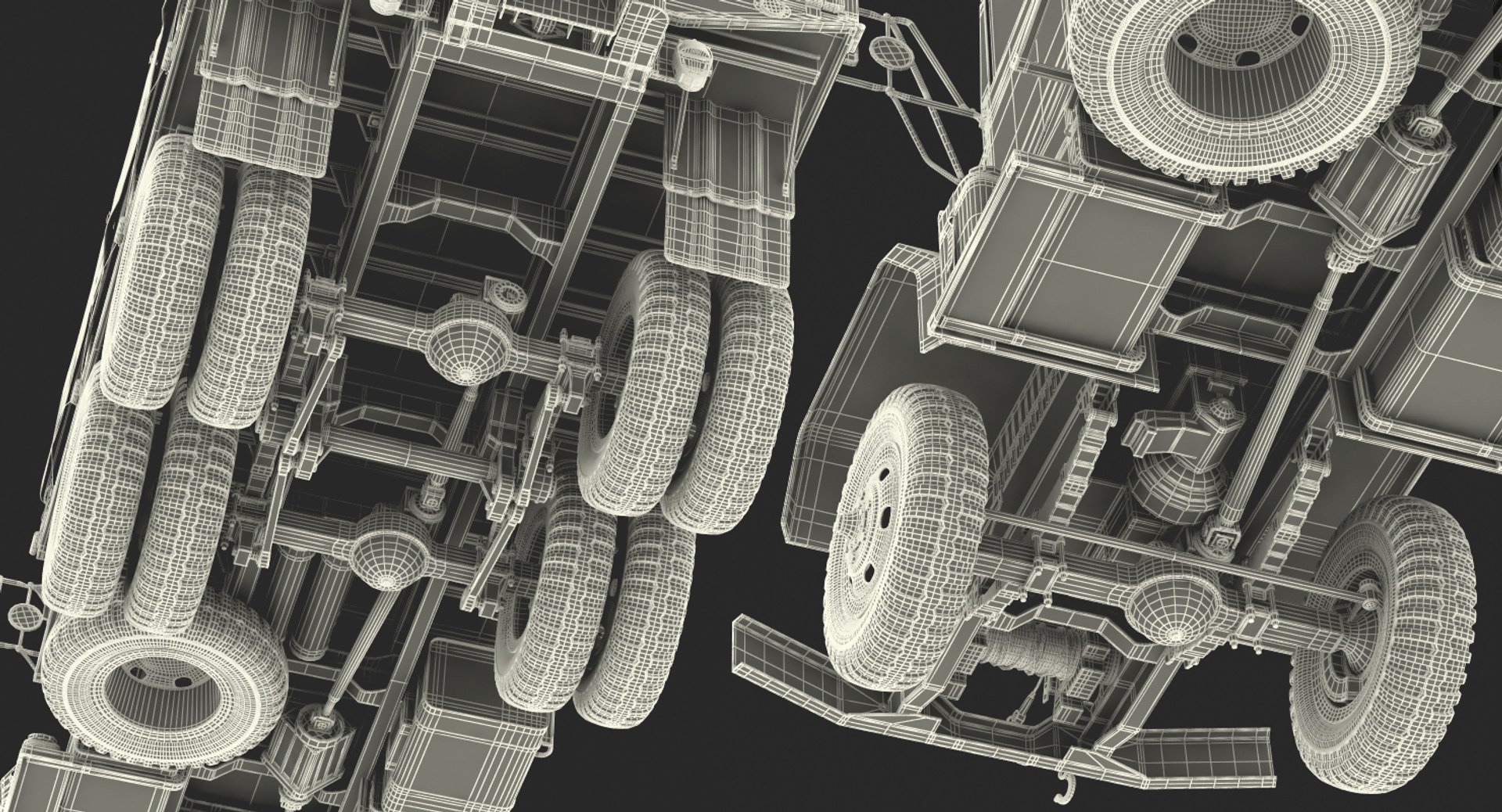 Military truck m35a2 field 3D model - TurboSquid 1243732
