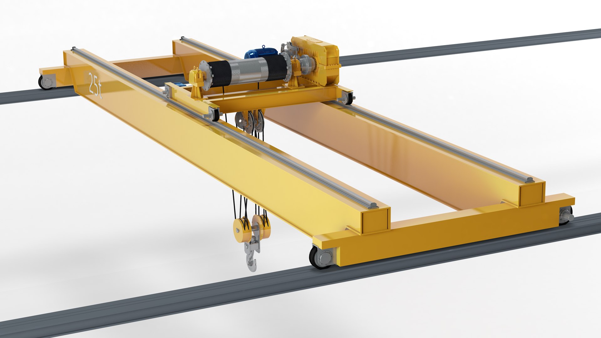 3D Bridge Crane - TurboSquid 1896190