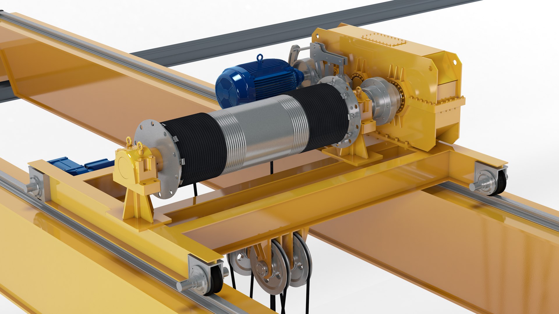 3D Bridge Crane - TurboSquid 1896190