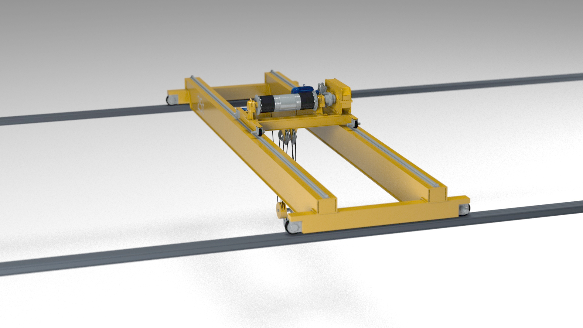 3D Bridge Crane - TurboSquid 1896190