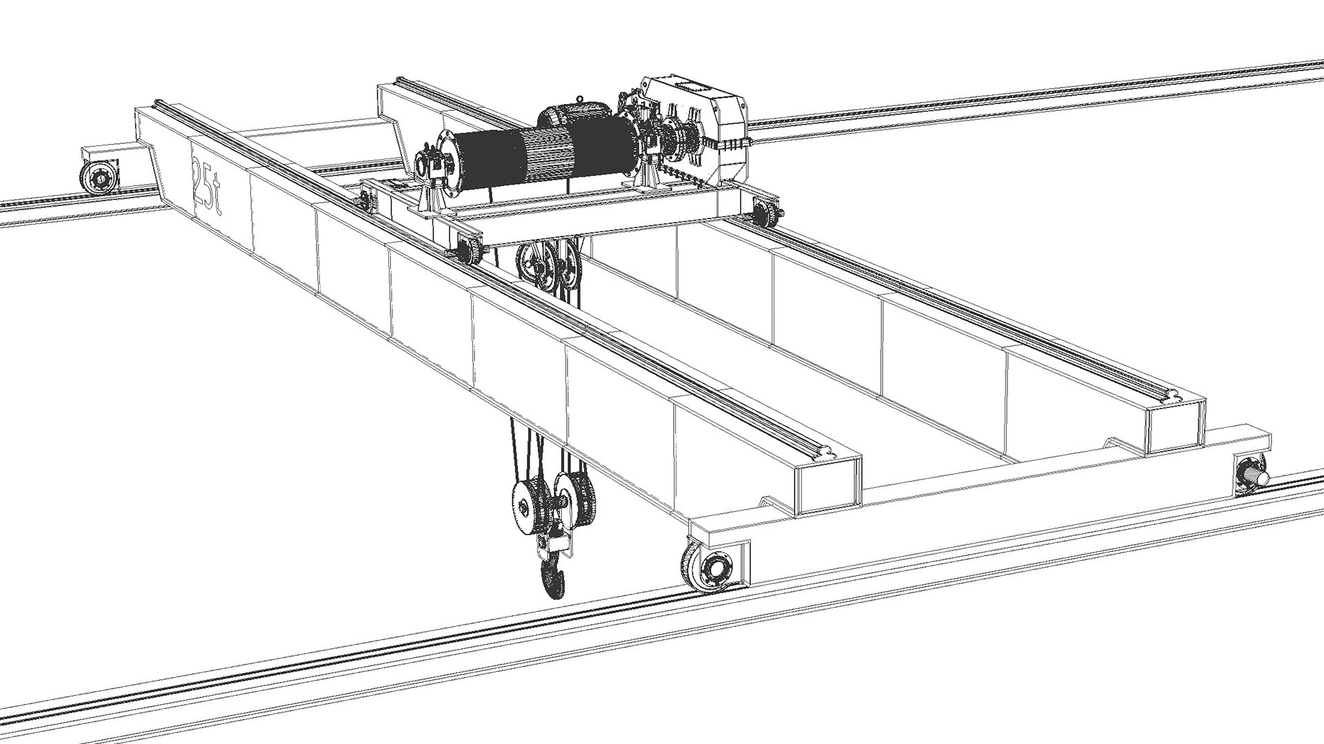 3D Bridge Crane - TurboSquid 1896190