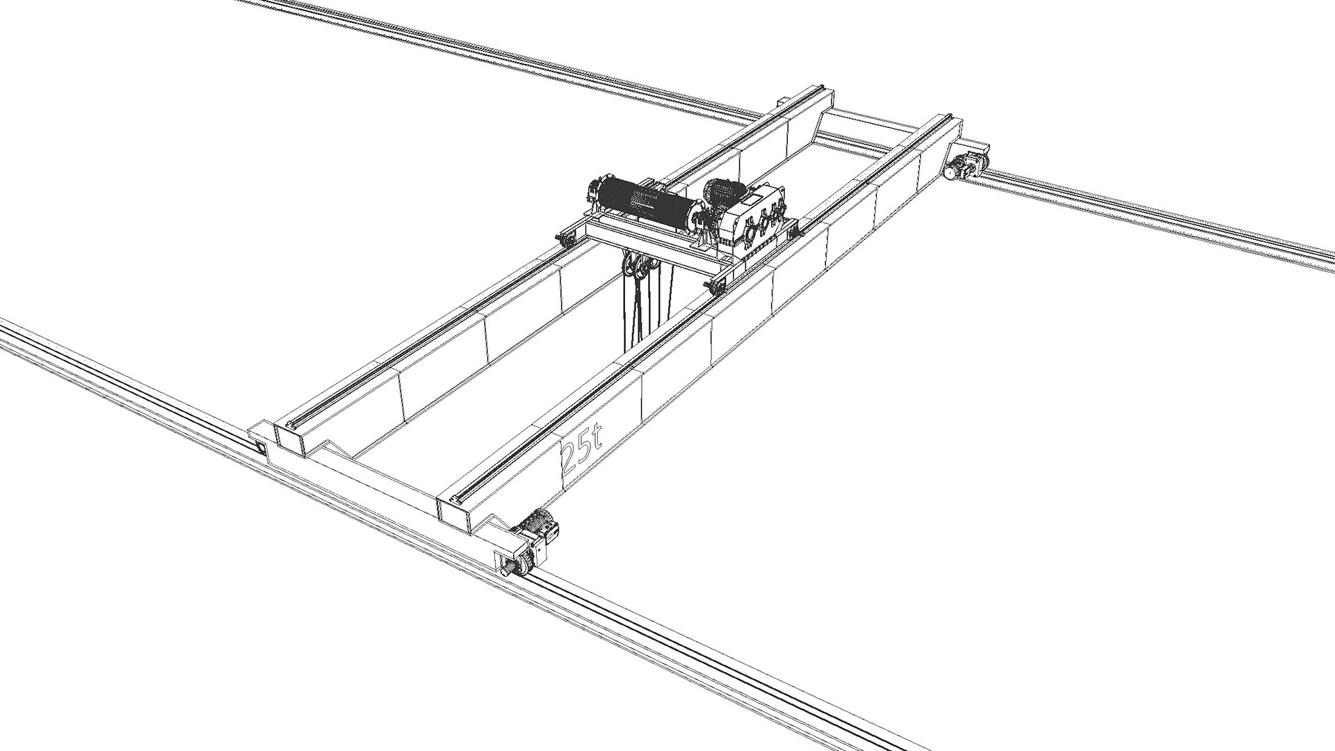 3D Bridge Crane - TurboSquid 1896190