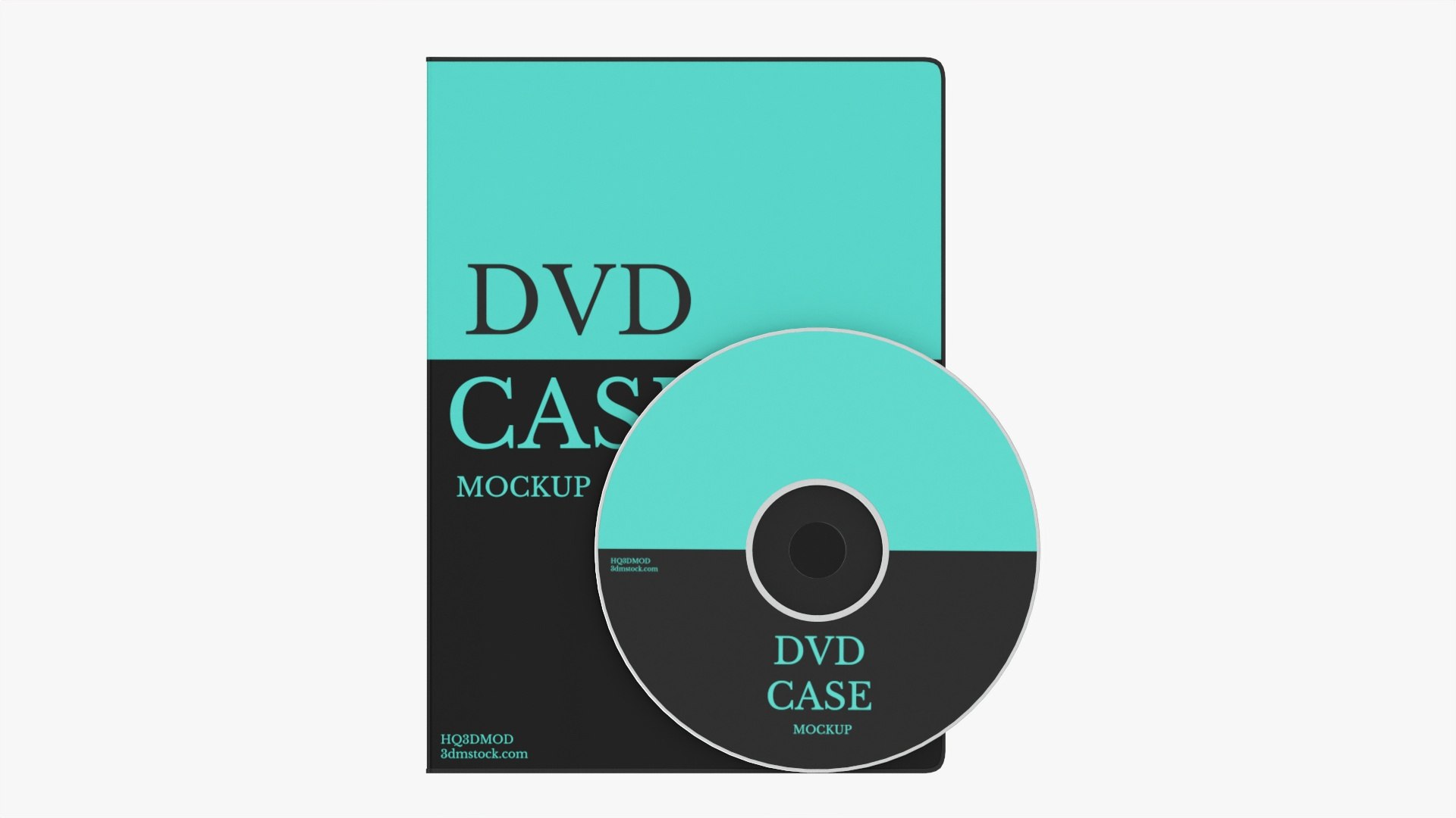 3D DVD Case Closed With Disc Mockup - TurboSquid 1733747