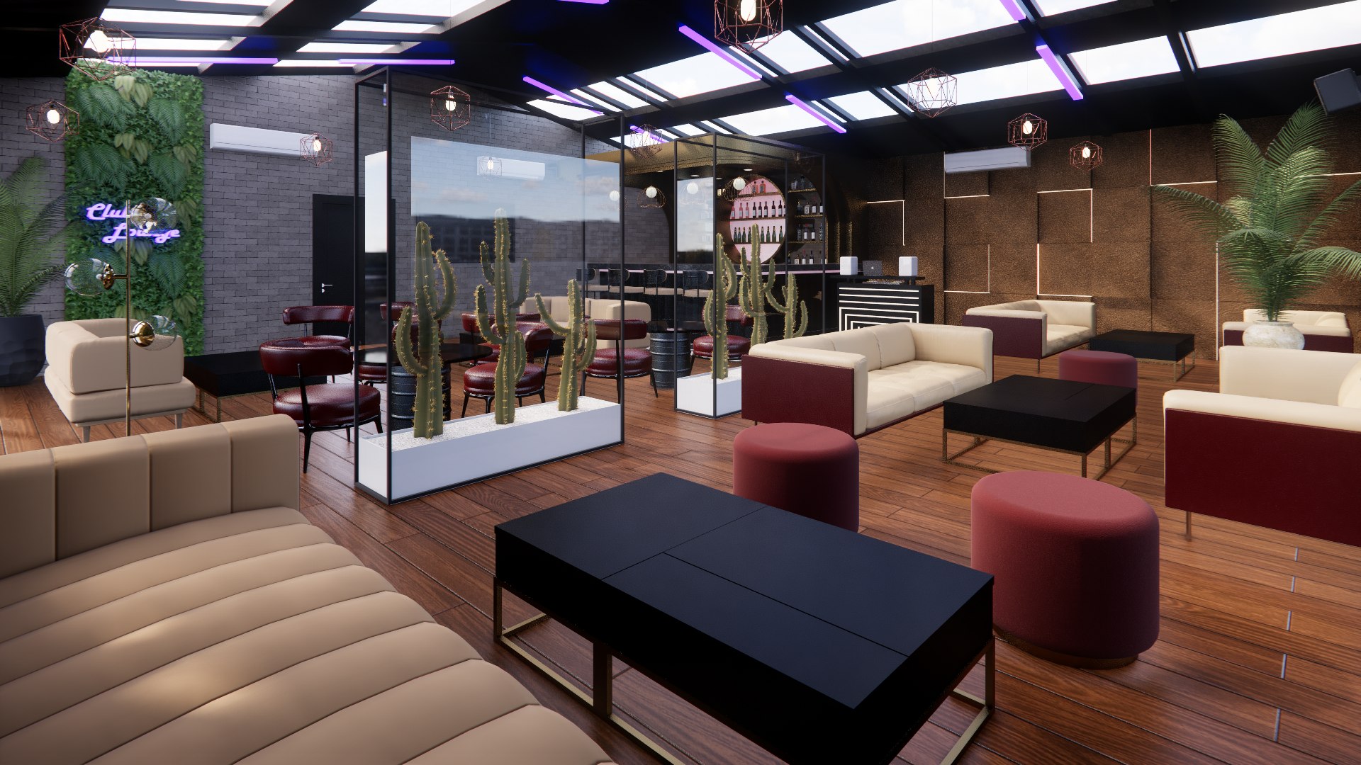 Club Lounge 3D Model - TurboSquid 2358052