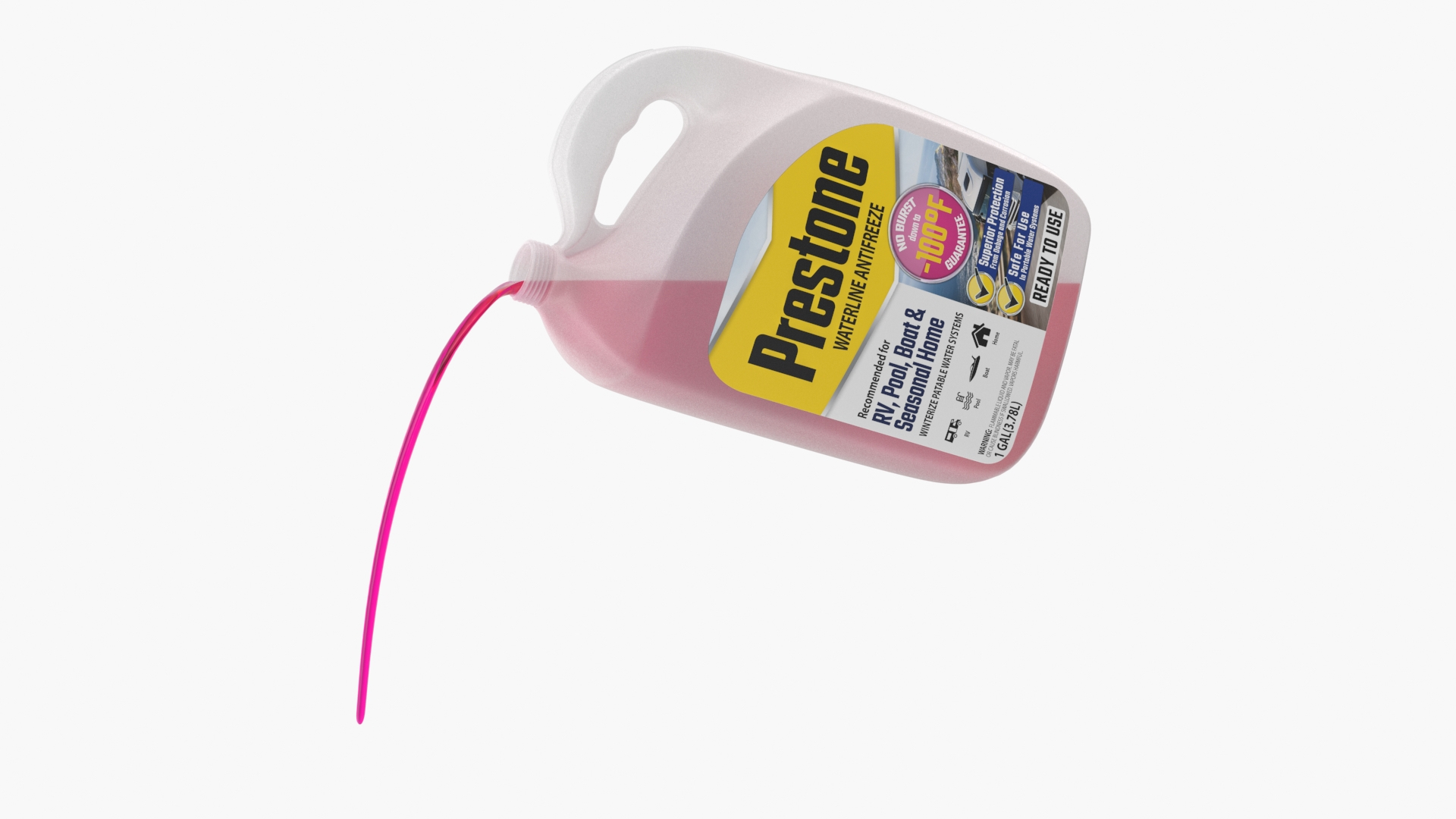 3D Waterline Antifreeze Prestone with Flowing Liquid model - TurboSquid ...