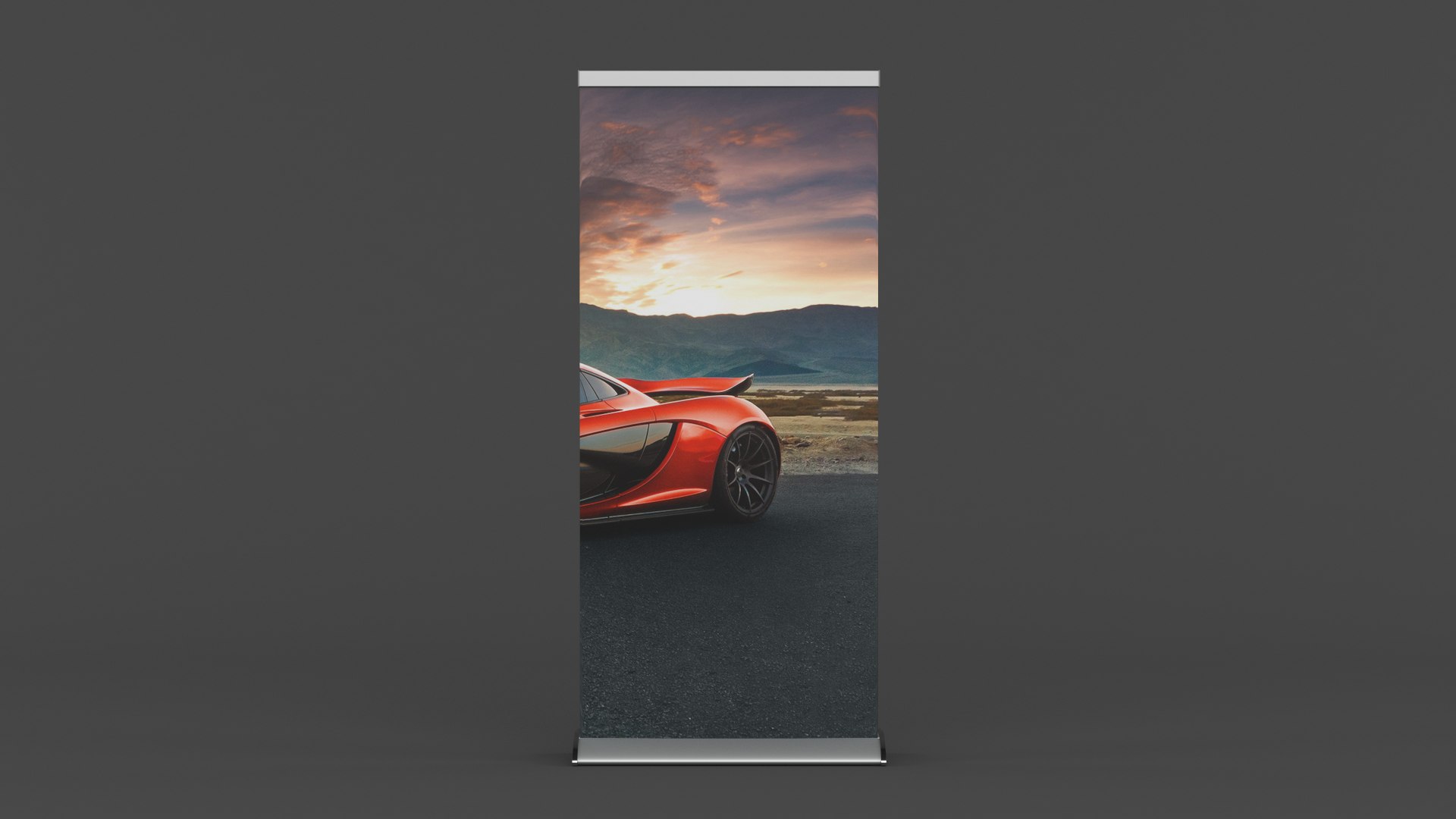 Roller Banner Model - TurboSquid 2044112
