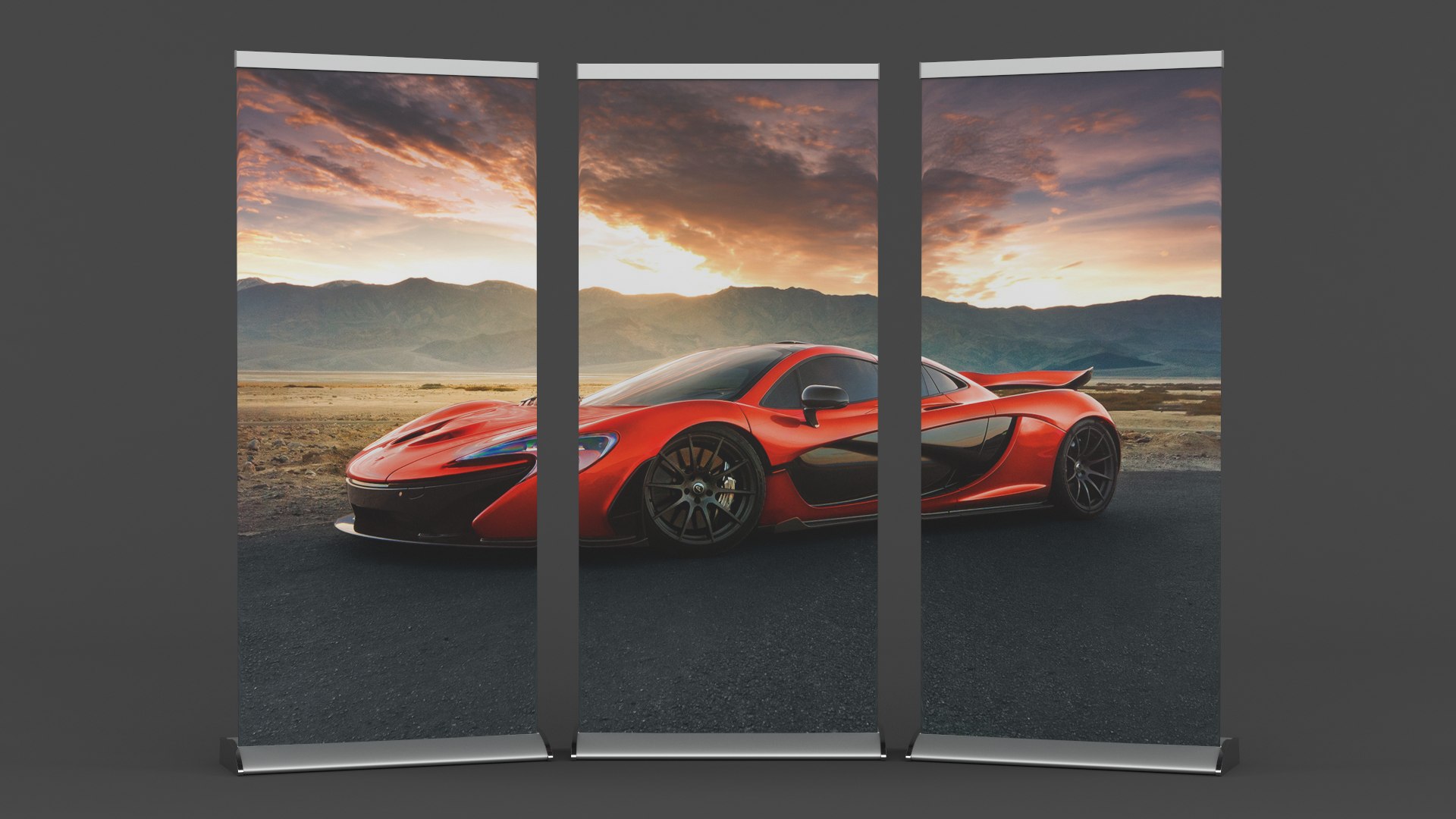 Roller Banner Model - TurboSquid 2044112