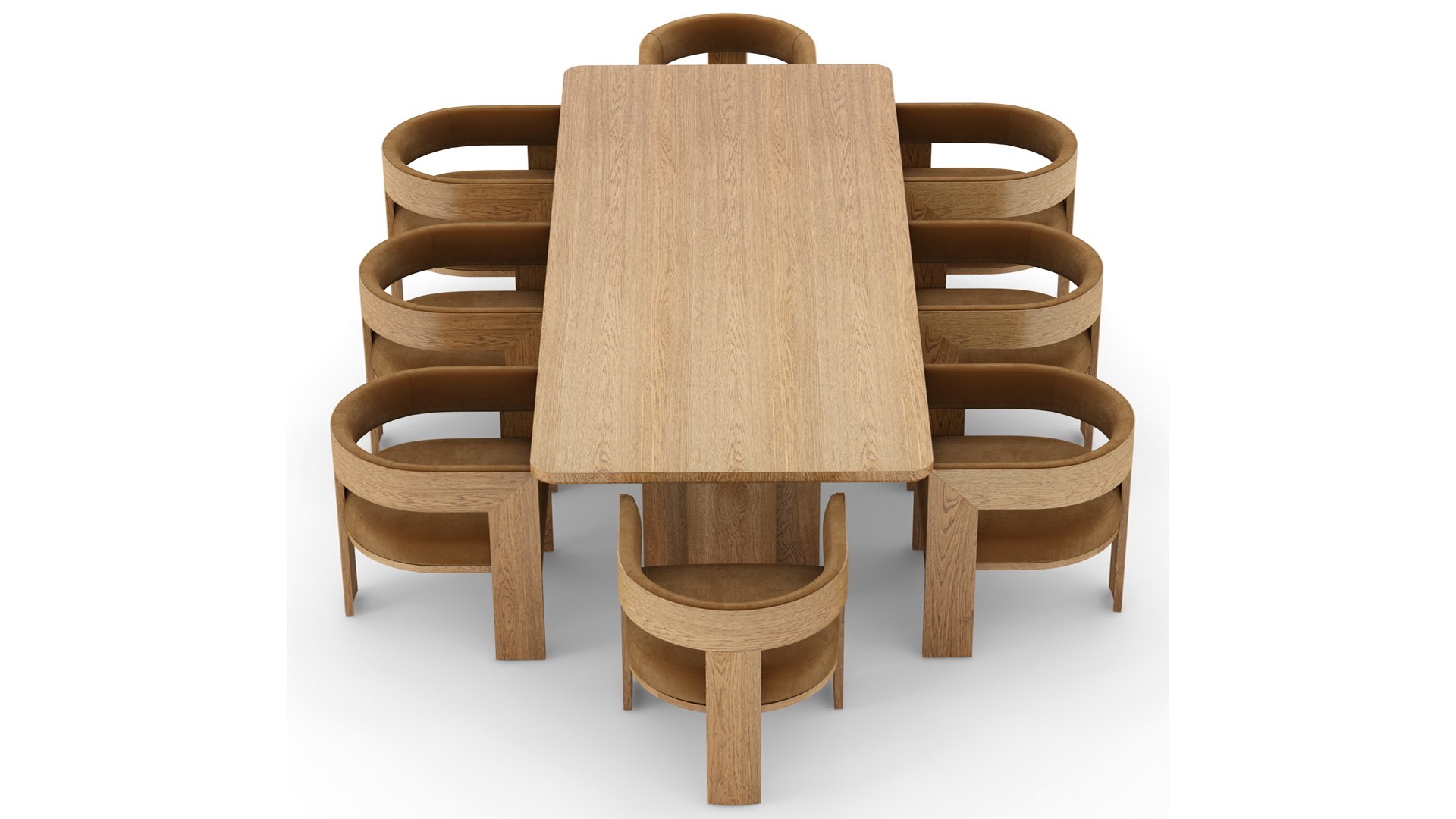 3D RH Table-Chair Collection - TurboSquid 2108583
