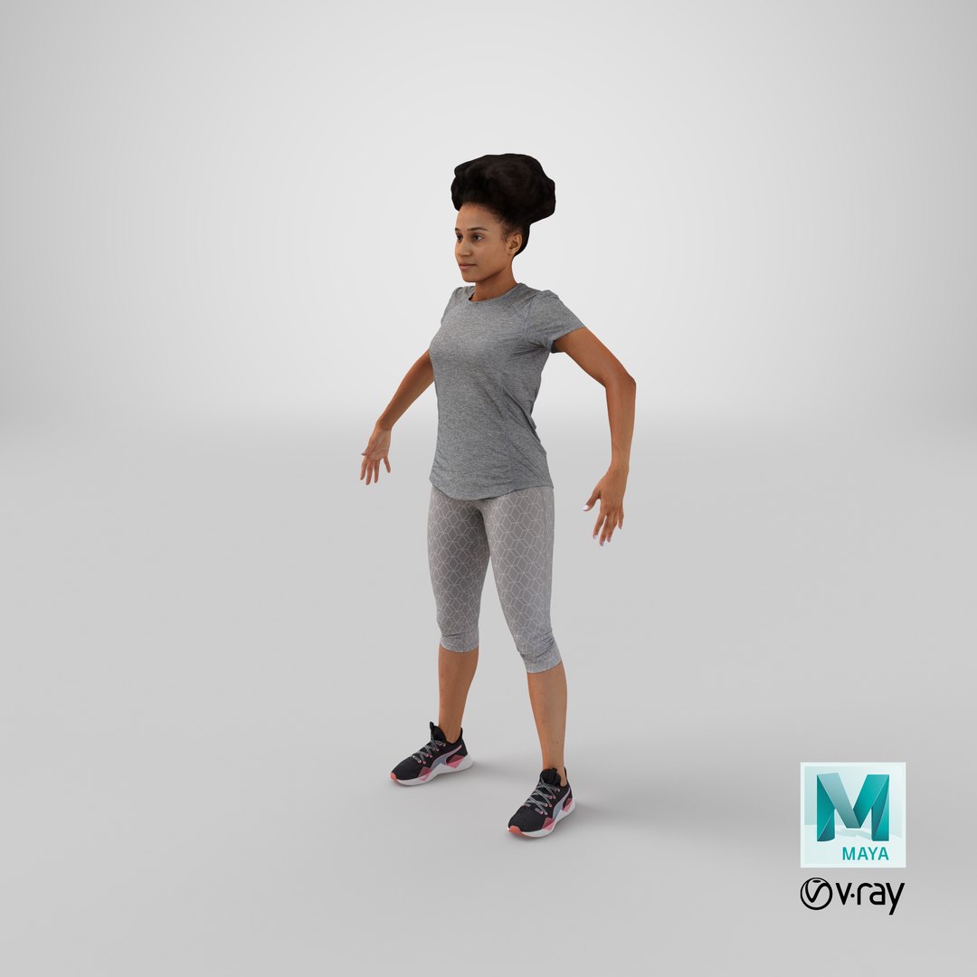 3D Hannah Sport A Pose - TurboSquid 2115811