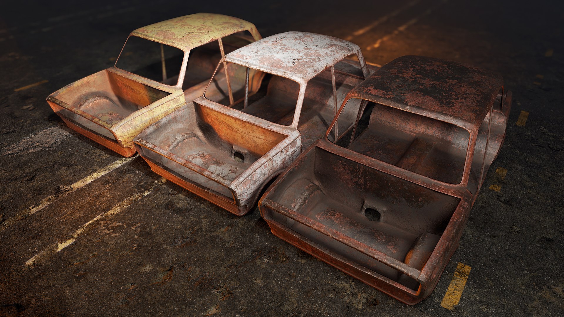 Old Car Body - 3D Model - TurboSquid 1659925