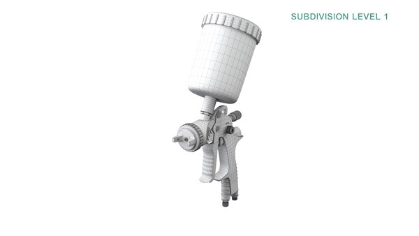 Paint Gun 3D model - TurboSquid 1767371