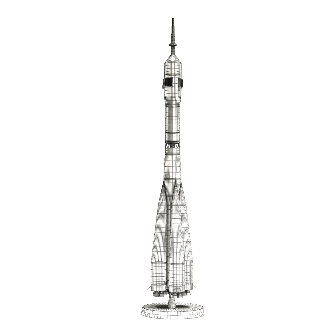 3D Soyuz Rocket Model - TurboSquid 1405273