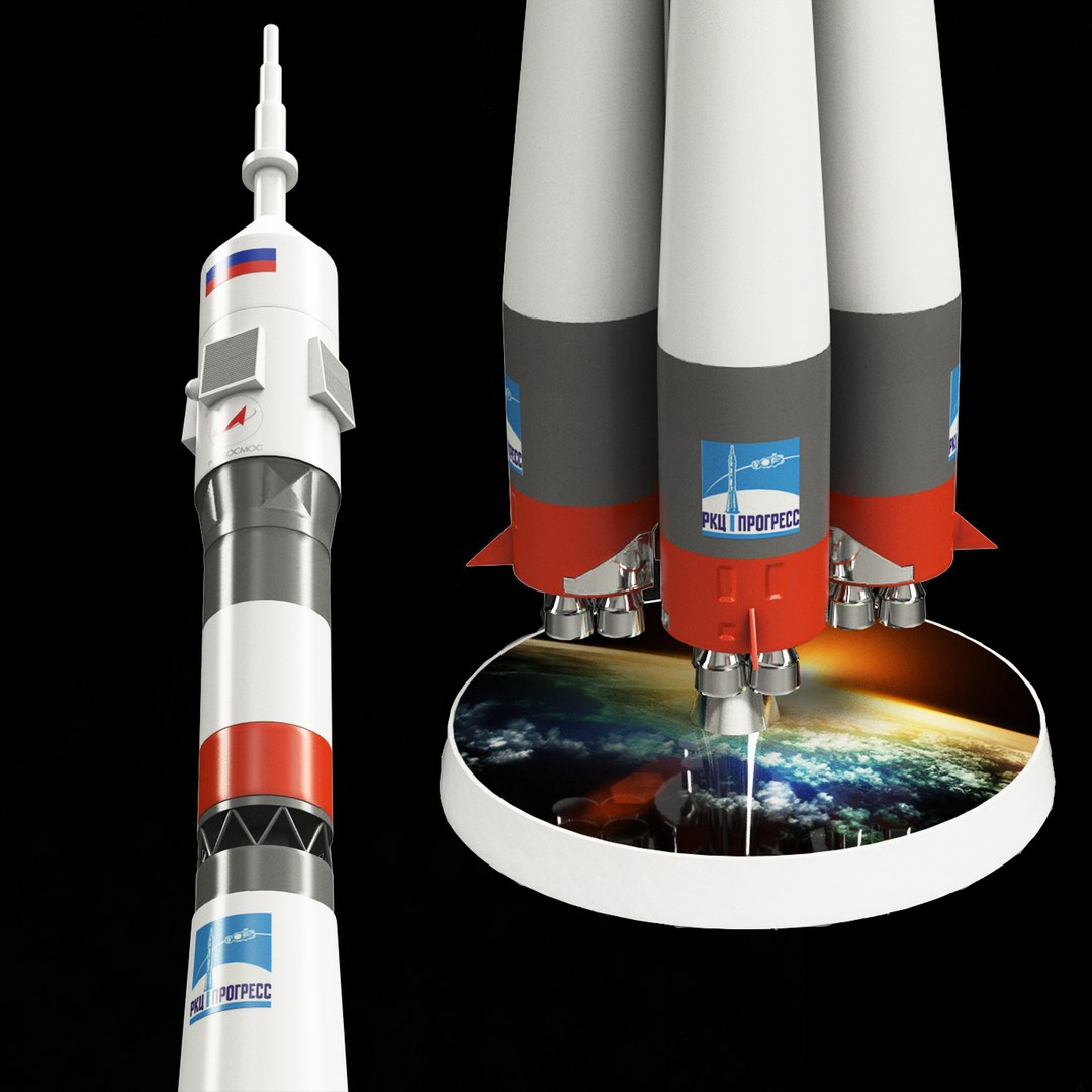 3D Soyuz Rocket Model - TurboSquid 1405273
