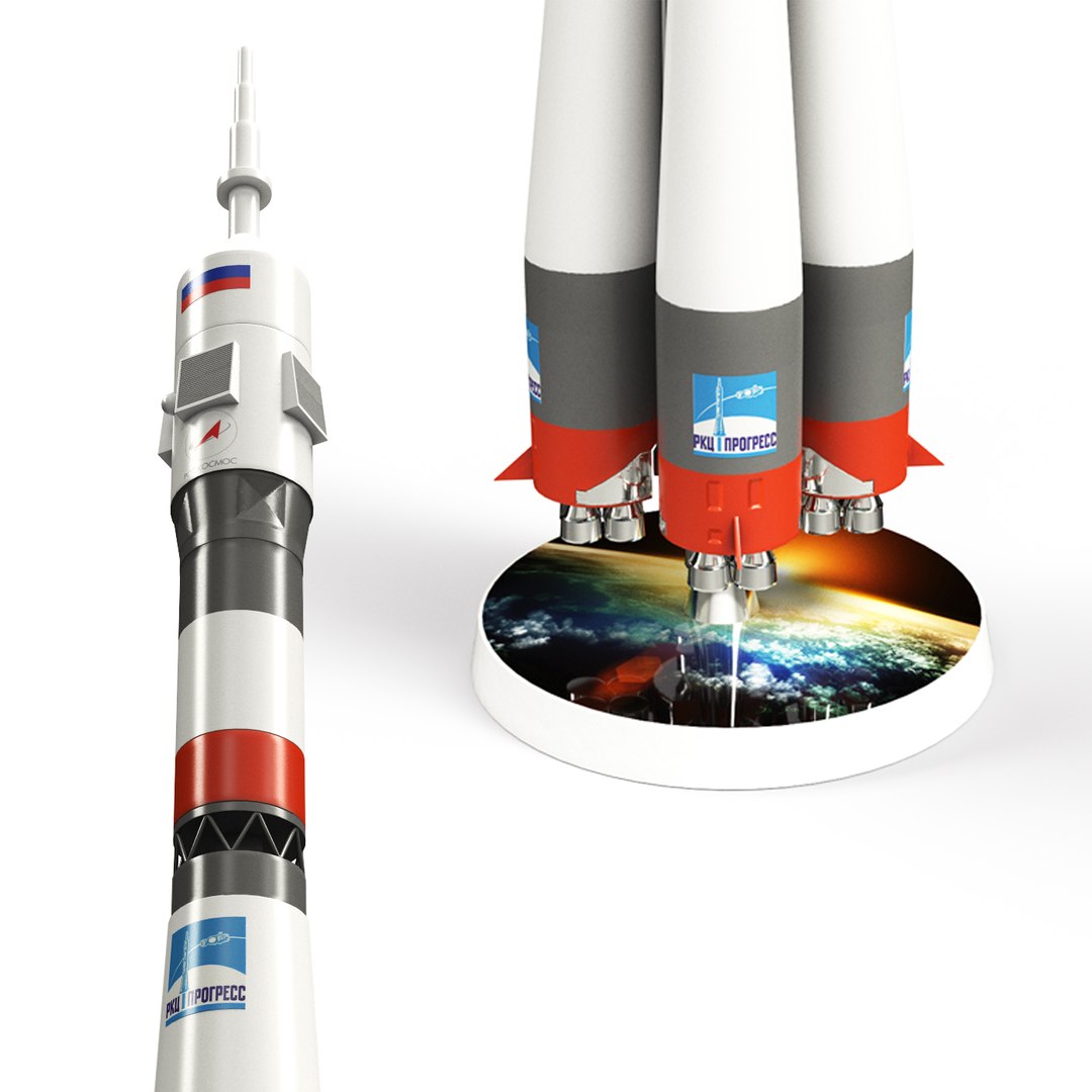 3D Soyuz Rocket Model - TurboSquid 1405273
