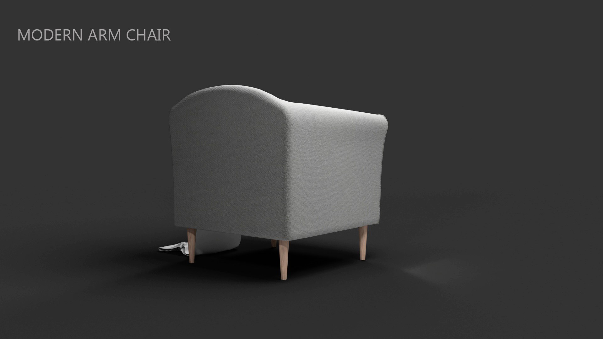 Modern Armchair Realistic 3d Model