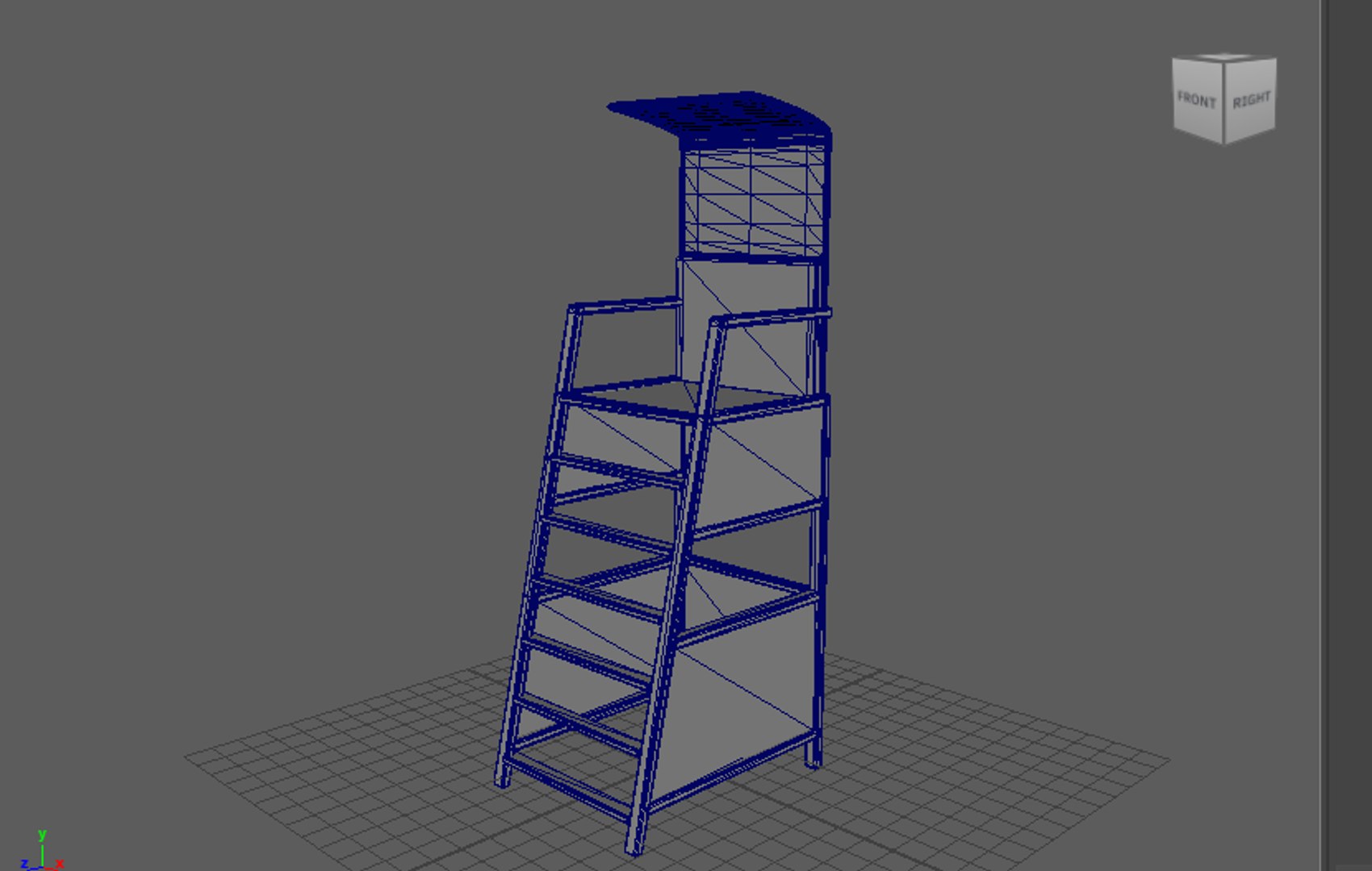 3D Referee Stand 3D Model - TurboSquid 2418613