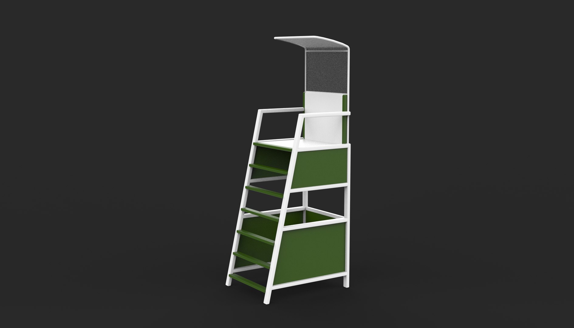 3D Referee Stand 3D Model - TurboSquid 2418613