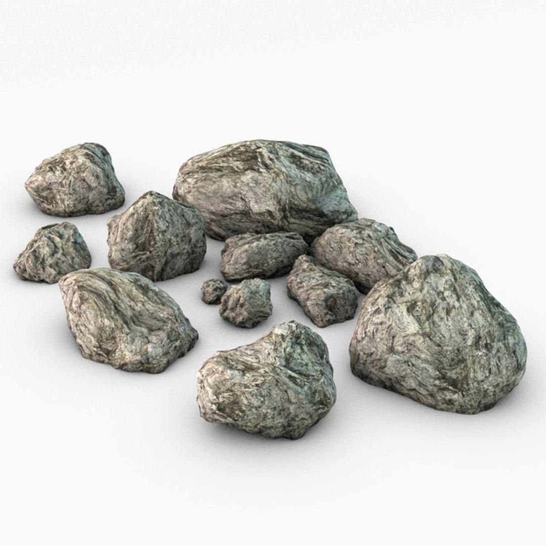 Rocks Elements 3d Max