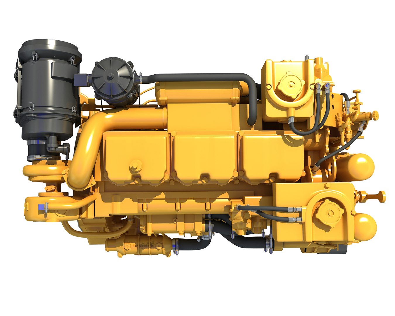 3D Marine Propulsion Engine Model - TurboSquid 1224371