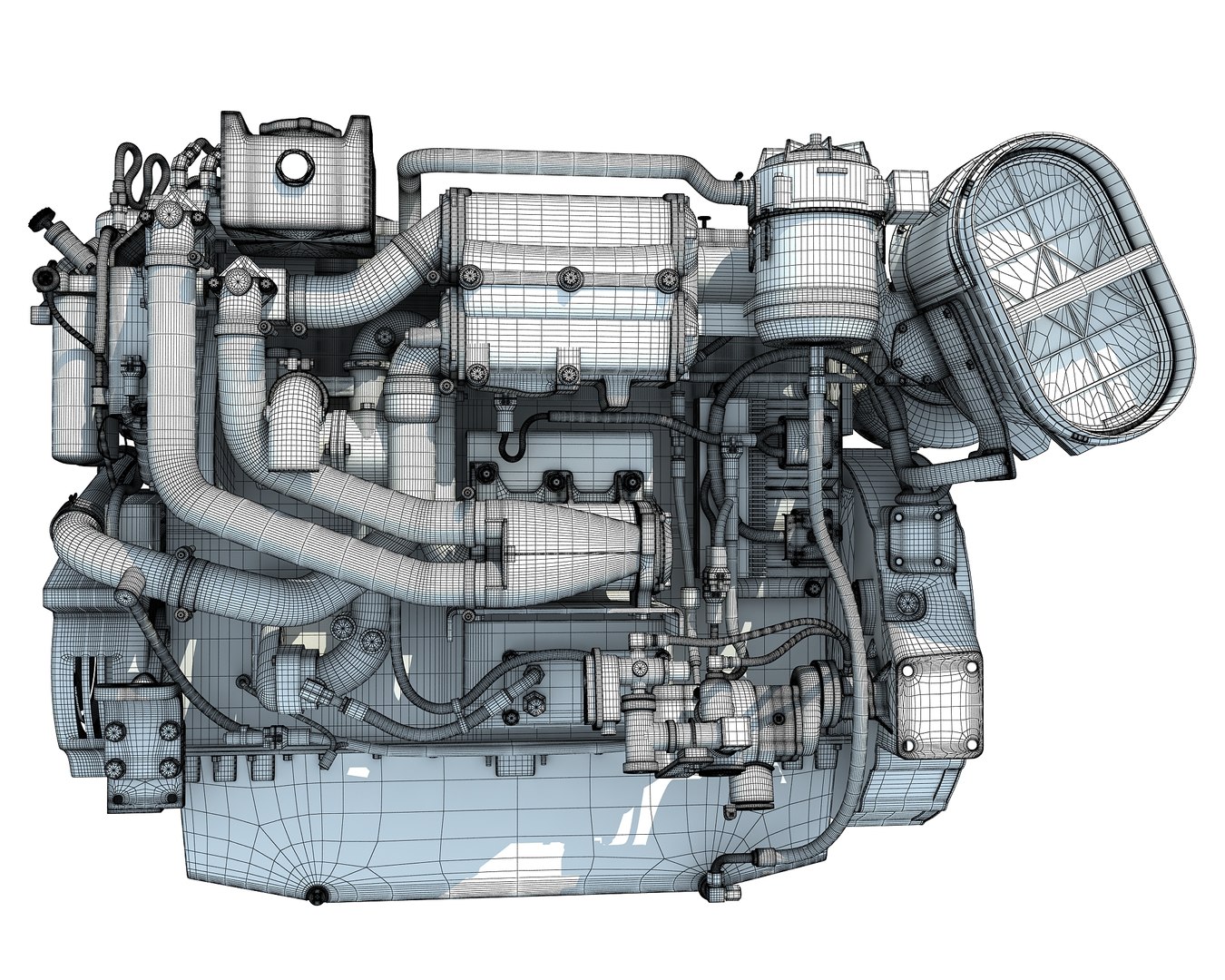 3D Marine Propulsion Engine Model - TurboSquid 1224371