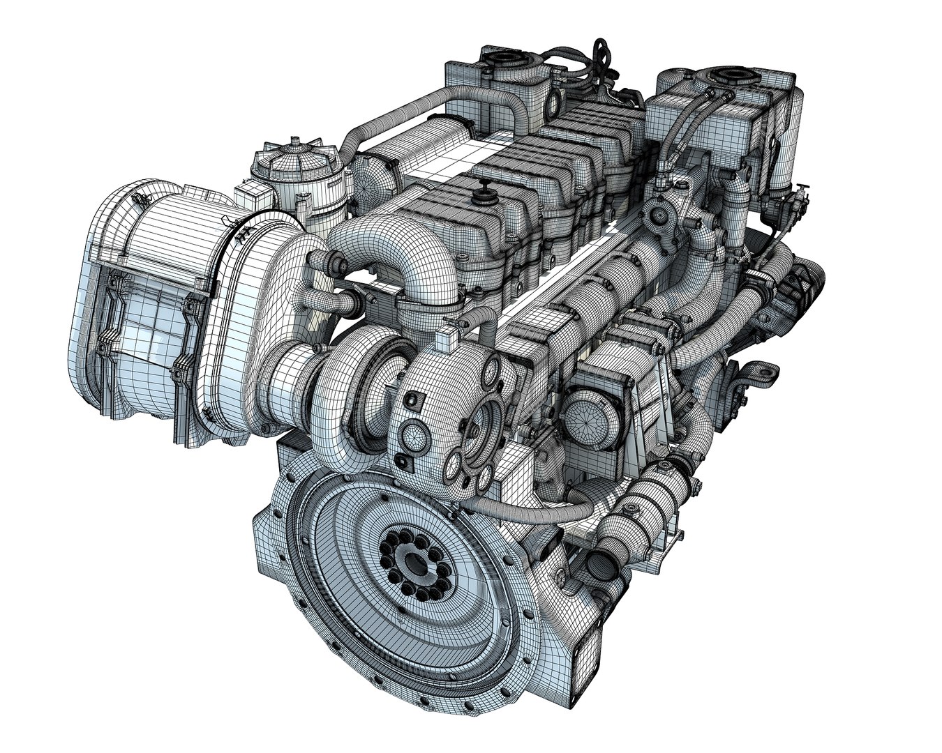 3D Marine Propulsion Engine Model - TurboSquid 1224371