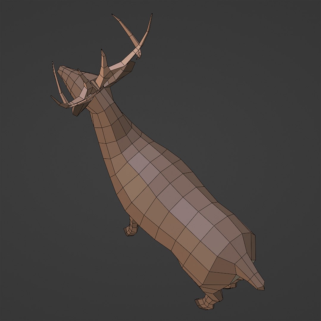 3D Stylized Lowpoly DEER - TurboSquid 2121951
