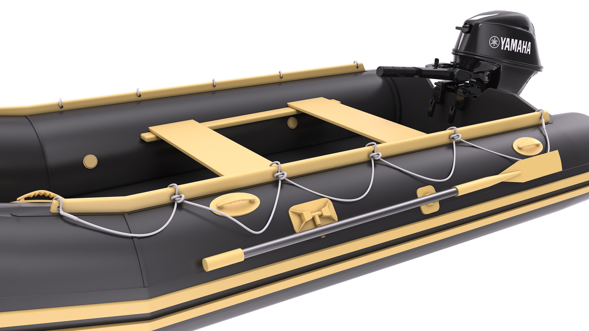 Rigid-hulled Inflatable Boat 3D Model - TurboSquid 1925543