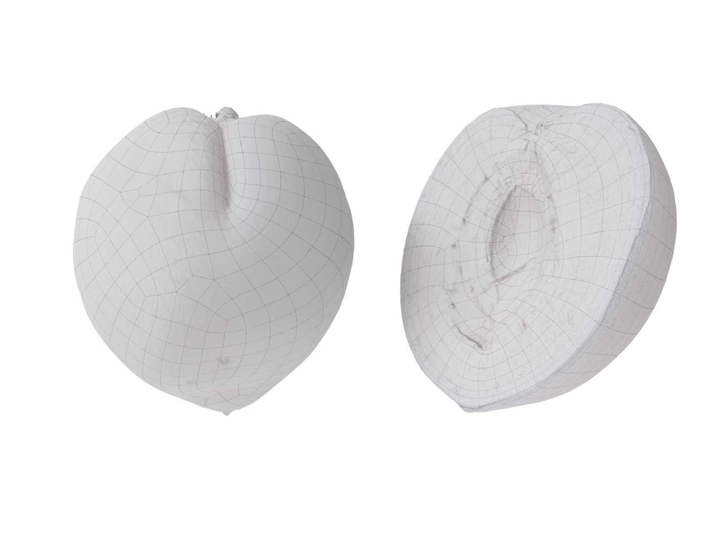 Peach Model - TurboSquid 2098239