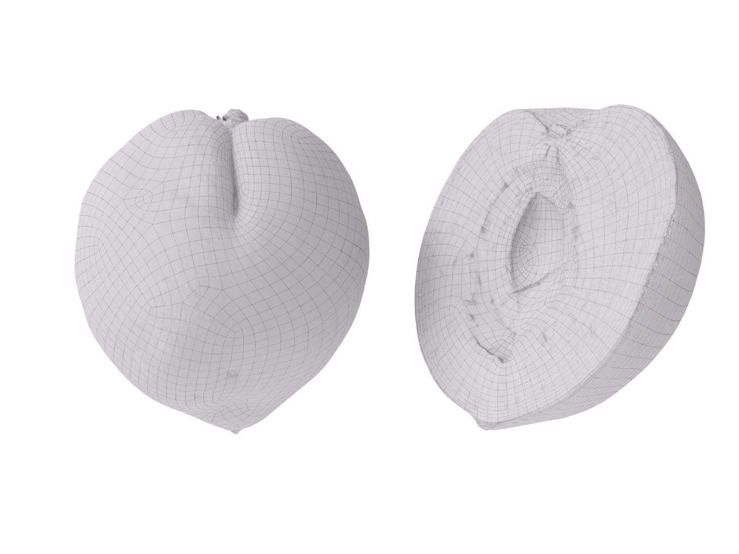 Peach Model - TurboSquid 2098239