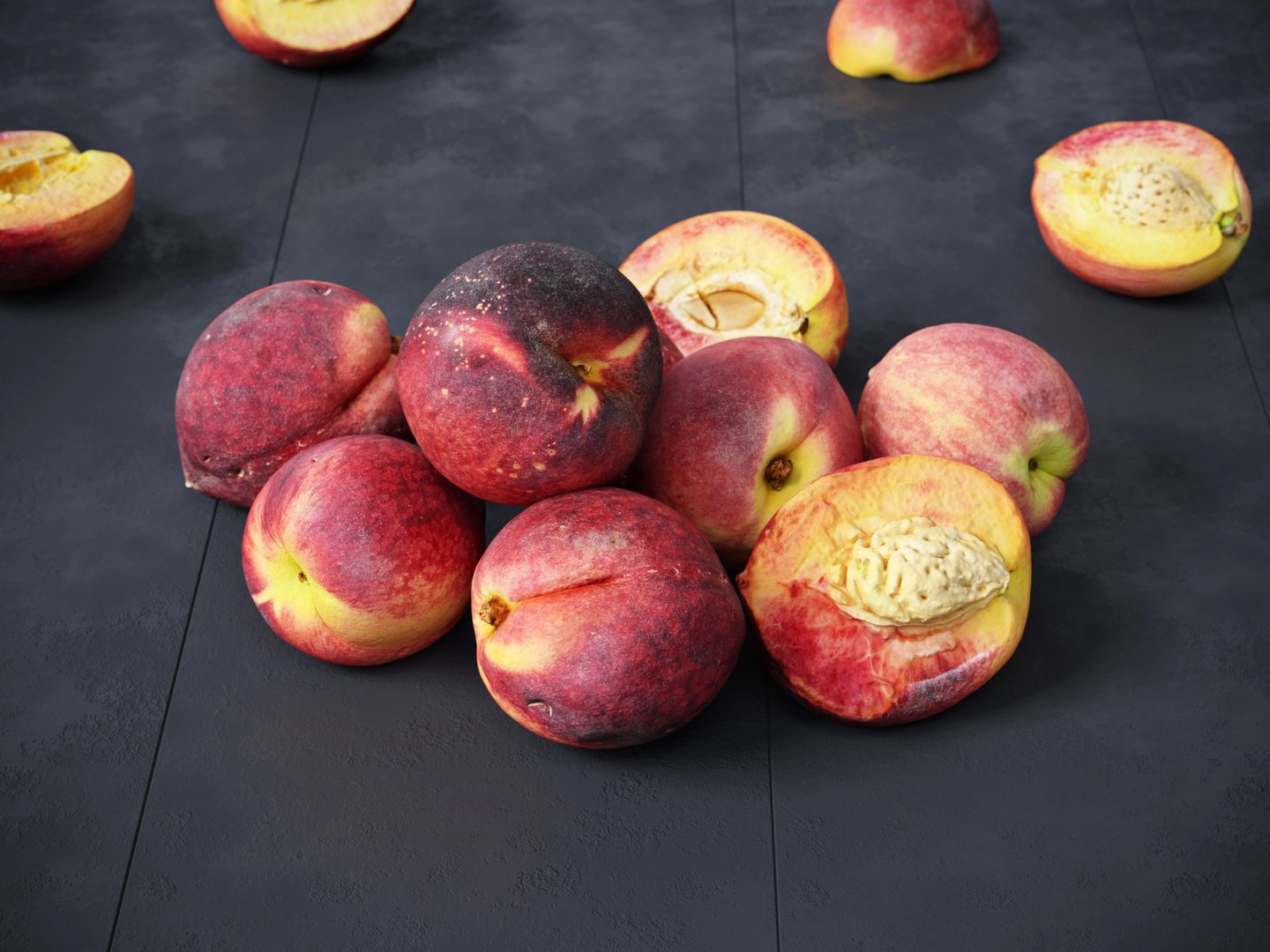 Peach Model - TurboSquid 2098239