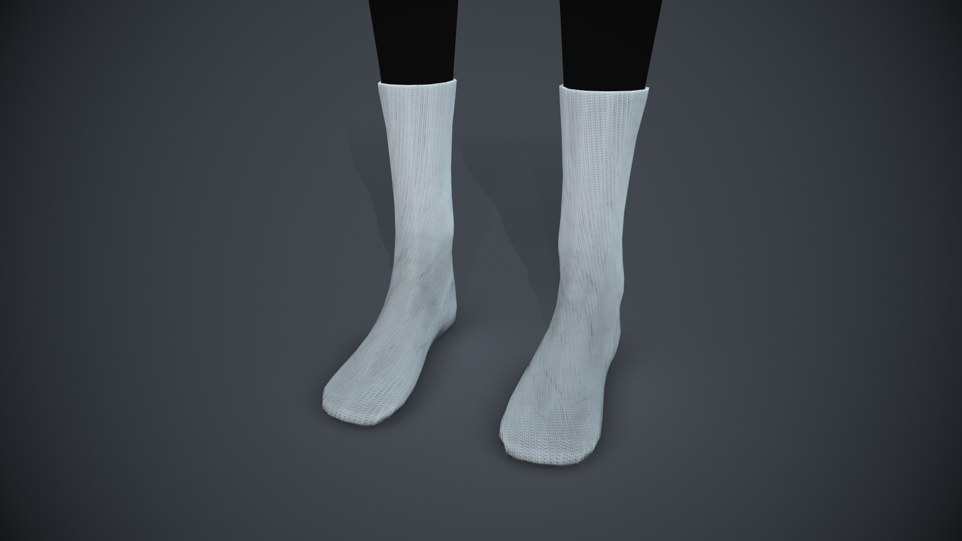 3D model White Socks Style 3 - TurboSquid 1986905