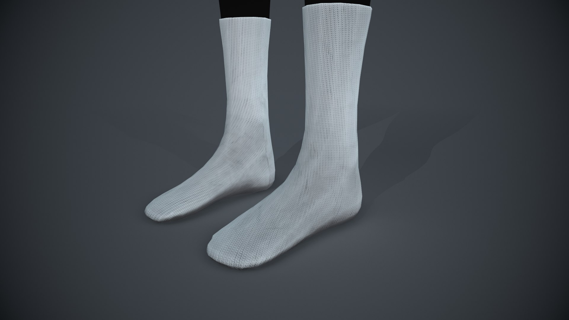 3D model White Socks Style 3 - TurboSquid 1986905