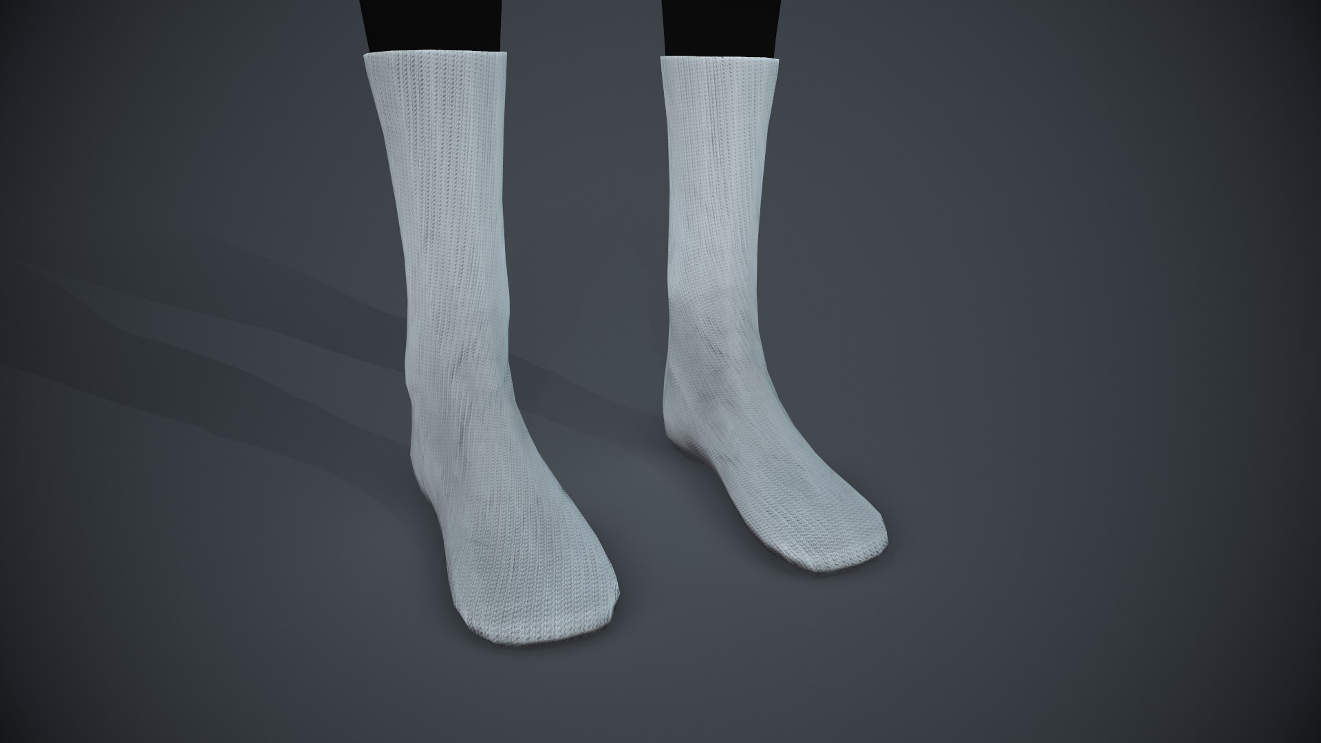 3D model White Socks Style 3 - TurboSquid 1986905