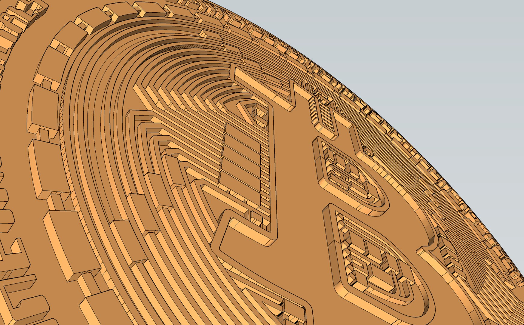 3D Bitcoin Coin Model - TurboSquid 1370149